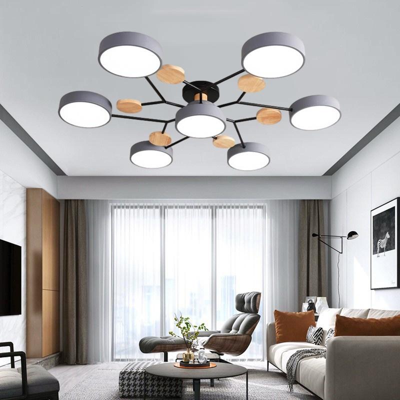 Lampu Siling, Gaya Nordic, 3 Warna Tersedia, Reka Bentuk Minimalis ...