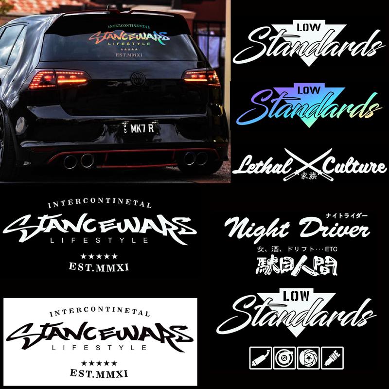 Onimusi Prajna Onimusha Mask JDM Reflect Vinyl sticker auto body bumper ...