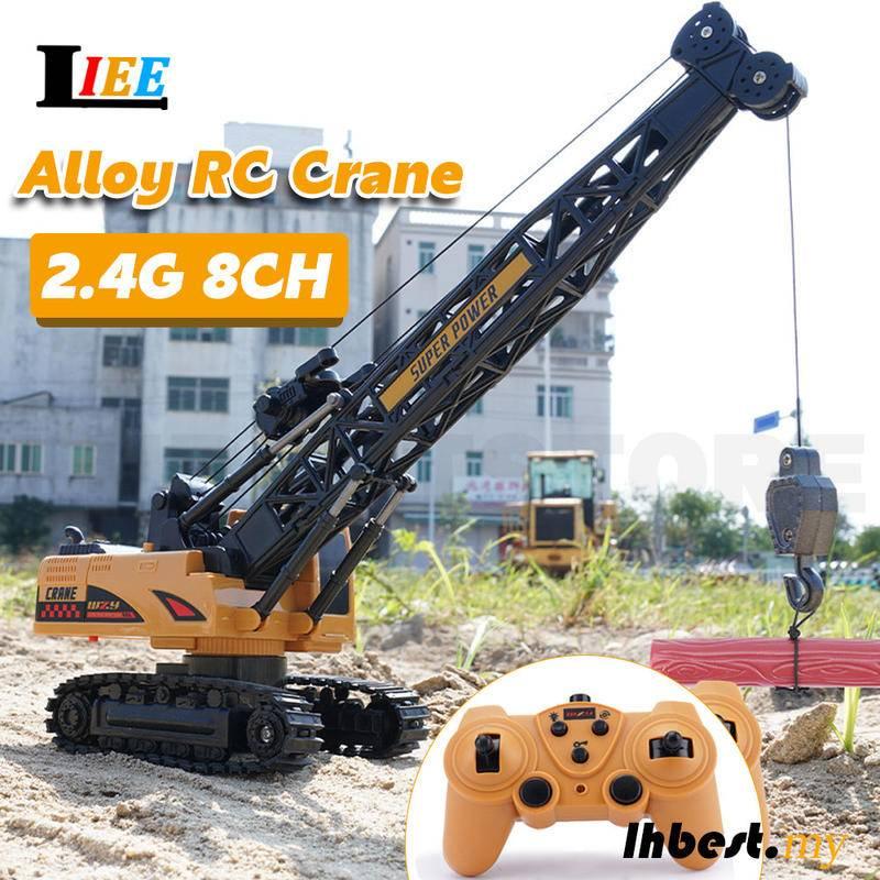 RC Alloy Tower Crane Dump Truck Car 8 Channel Remote Control - TikTok Shop Philippines