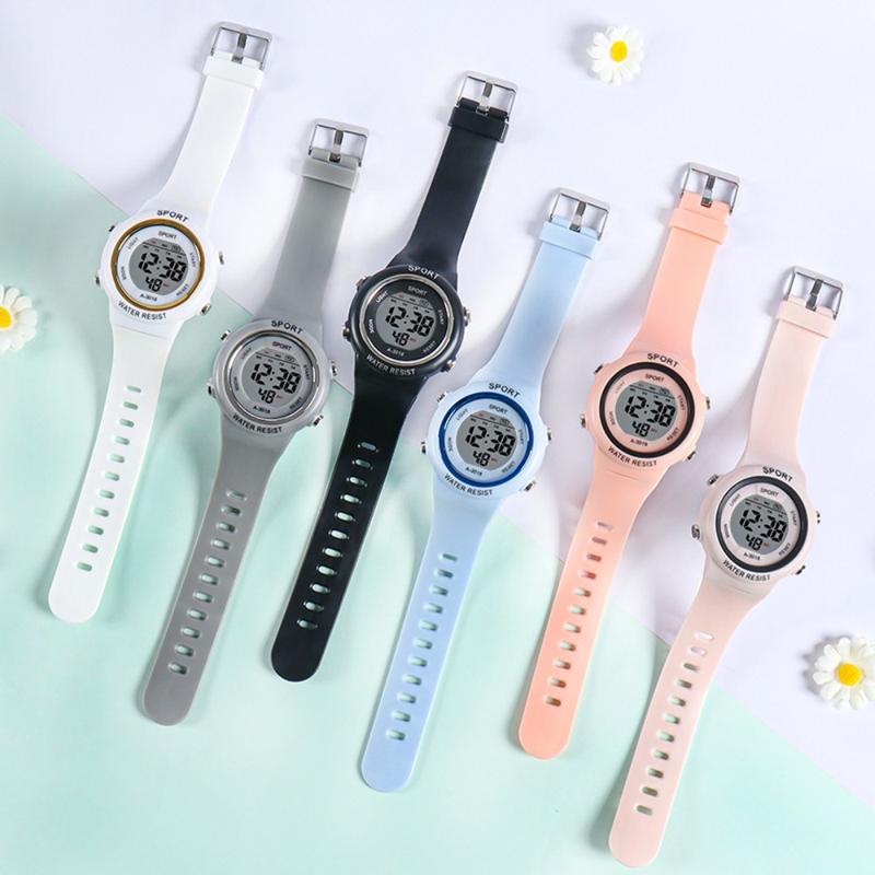 Jam Tangan Elektronik Digital, Pelbagai fungsi, Kalis Air, Sesuai ...