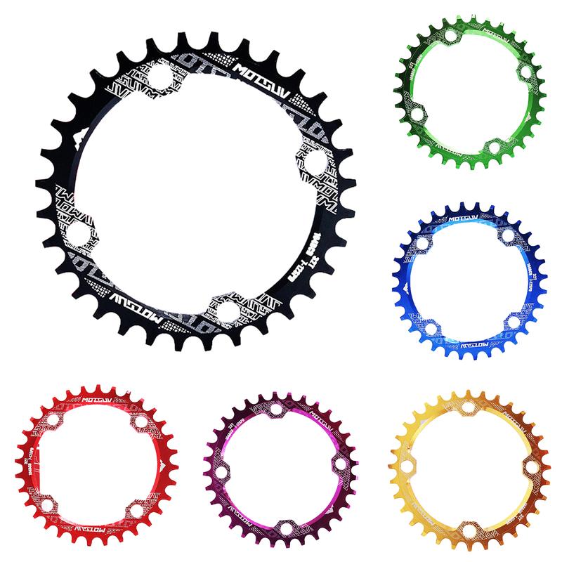 [EN] Round/Oval 104BCD 32T 34T 36T 38T Narrow Wide Single Chainring ...