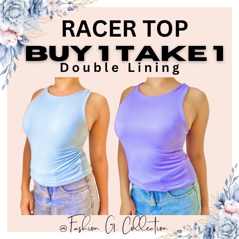 FGC Racer Top Double Lining Front And Back Slim Fitting Womenswear ...