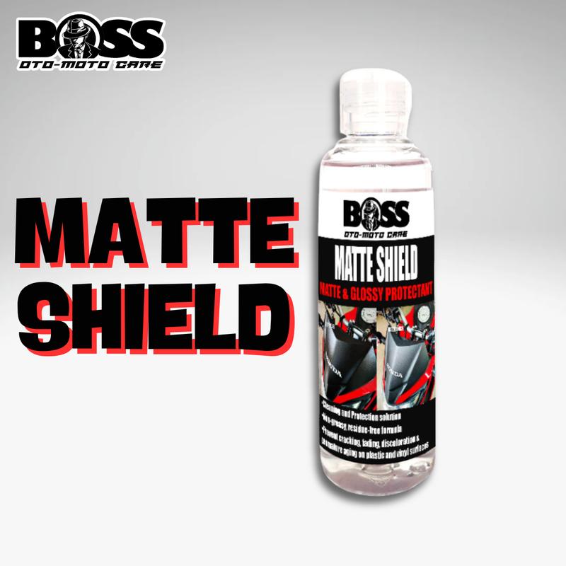 BOSS MATTE SHIELD CAR MOTOR PLASTIC RESTORER ARMOR WAX LIQUI - TikTok ...