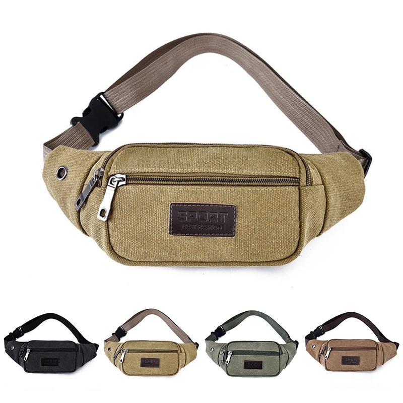 [KKU]Casual Canvas Waist Bag Waist Bag Mobile Phone Bag Banana - TikTok ...