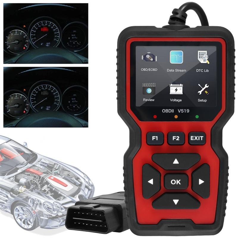 V519 Scanner 2.8inch Color Display Professional Car Engine Code ...