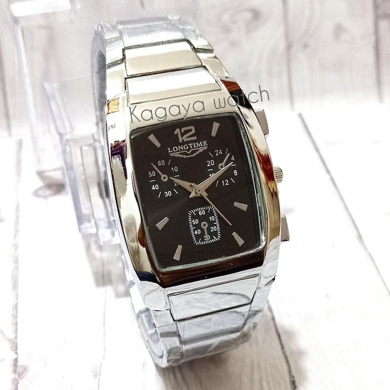 Jam Tangan Rantai Stainless Kotak Pria Dan Wanita Unisex Keren-Murah ...