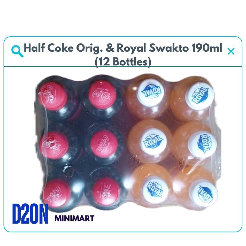 Coca Cola Swakto Coke Original and Royal 190ml - TikTok Shop Philippines