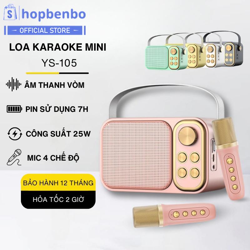 Loa bluetooth mini karaoke kèm mic YS-103 1 mic / Loa Ys-105 - TikTok ...