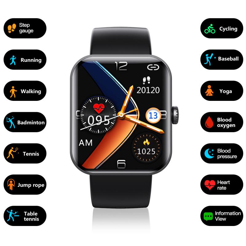 Blood Glucose Watch Heart Rate Blood Pressure Blood Oxygen Body Temperature Detection Health ...