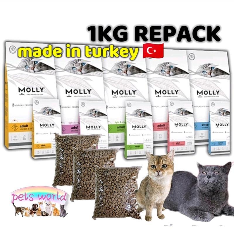 MOLLY CAT FOOD 1KG REPACK /MAKANAN KUCING REPACK(ORIGINAL) - TikTok ...