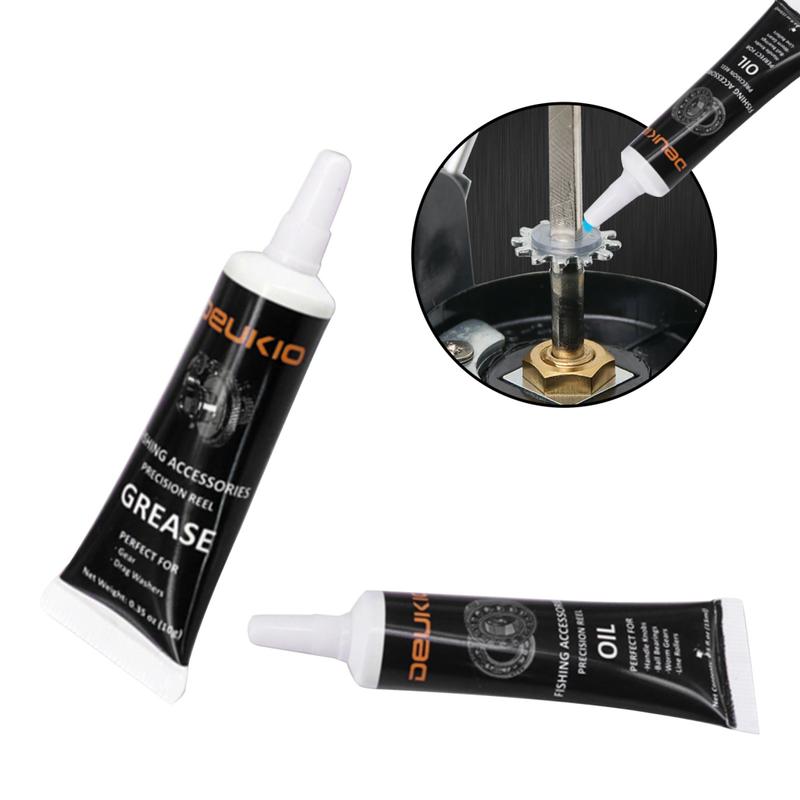 [Wodsgqr] 1 Set Reel Bearing Oil Grease Multipurpose Fish Wheel ...