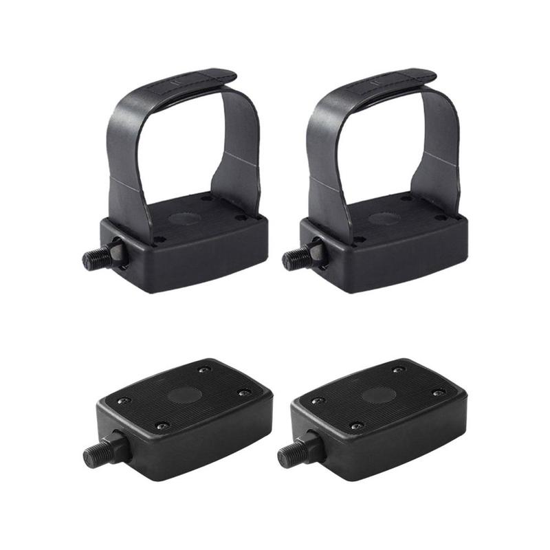 Exercise Bike Platform Pedals, 1/2 inch Spindle, Non Slip, Home ...