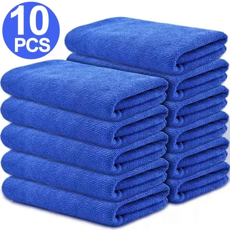 1/5/10Pcs Soft Microfiber Towel Thin Drying Car Cleaning Cloth - TikTok ...
