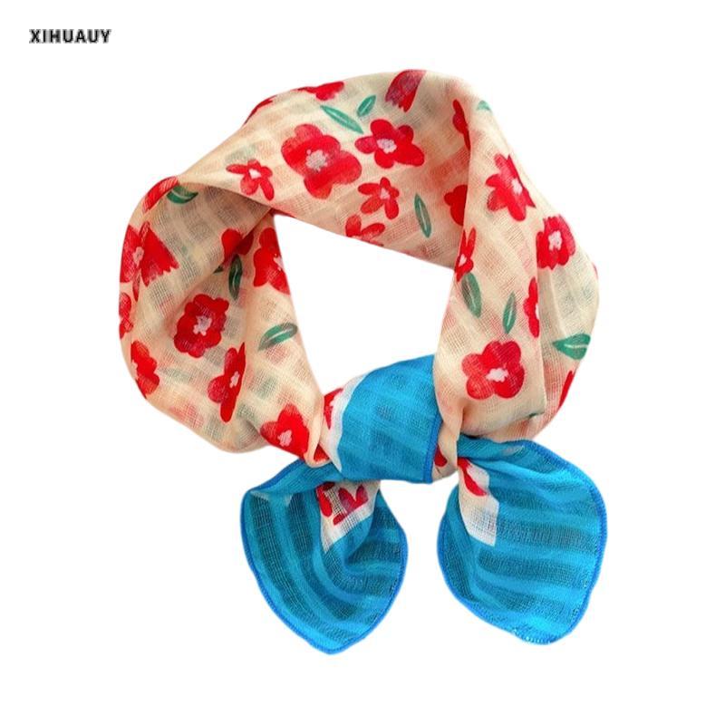 Tudung Kepala, Tudung Rambut untuk Wanita, Cetakan Bunga Fesyen ...