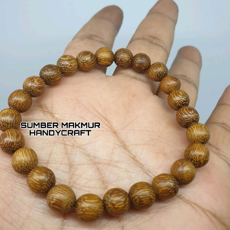 GELANG TANGAN TALI KARET KAYU KELOR MAS - Shop | Tokopedia