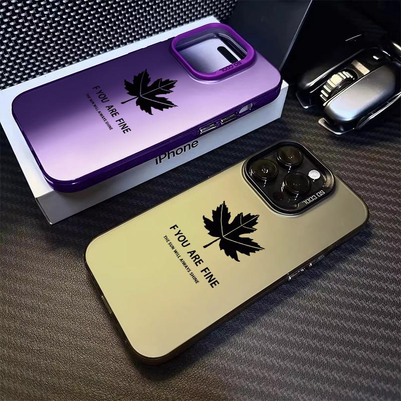Sarung Telefon, Reka Bentuk Kreatif Daun Maple, Penutup Kera - TikTok ...