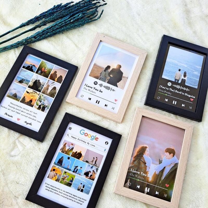 Custom Frame lagu + Bingkai Foto / ide kado Ulang tahun lucu - Shop ...