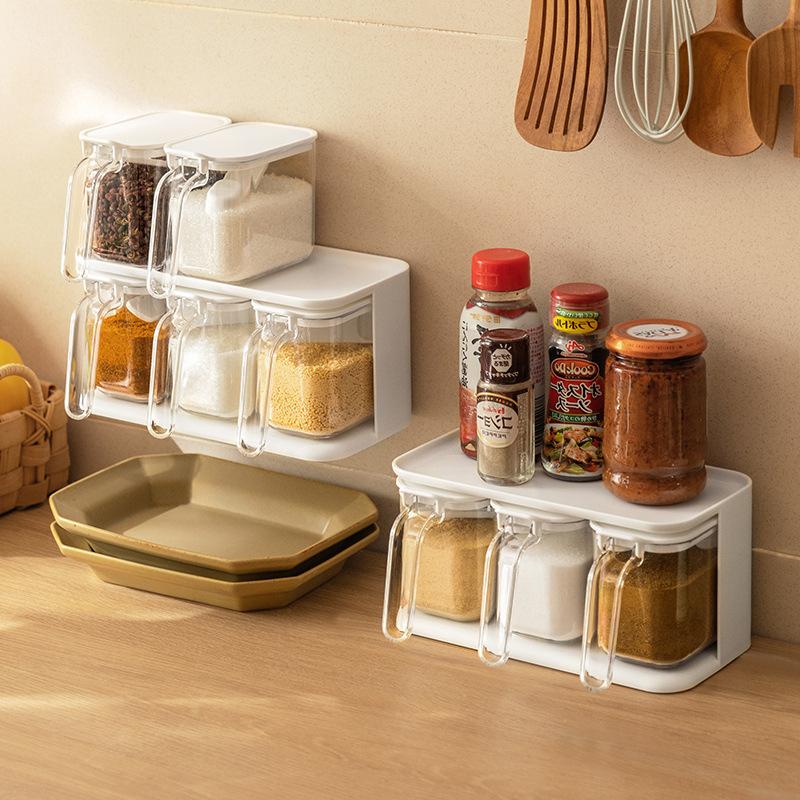 Lanjiaoluo Seasoning Box Household Kitchen Combination Set Integrated ...