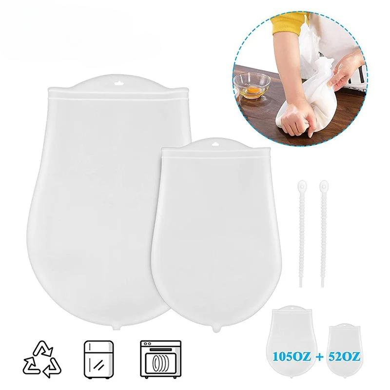 Magic Silicone Kneading Dough Bag Kitchen Flour Mixer Bag Versatile ...