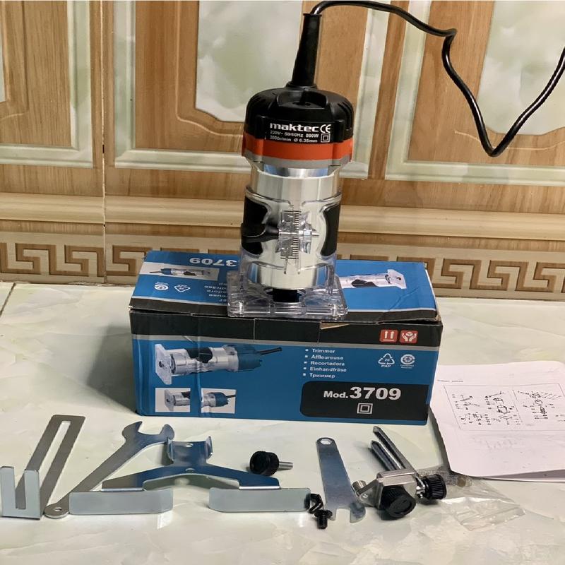 Máy Phay Gỗ ruột đồng 6mm T3709 thiết kế nhỏ gọn soi mộng gỗ, - TikTok ...