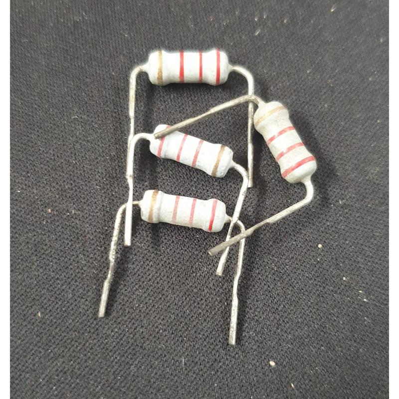 Resistor 2W 2.2k Ohm 2.2 Kilo Ohm 22000 Ohm 5persen Toleransi - Shop ...