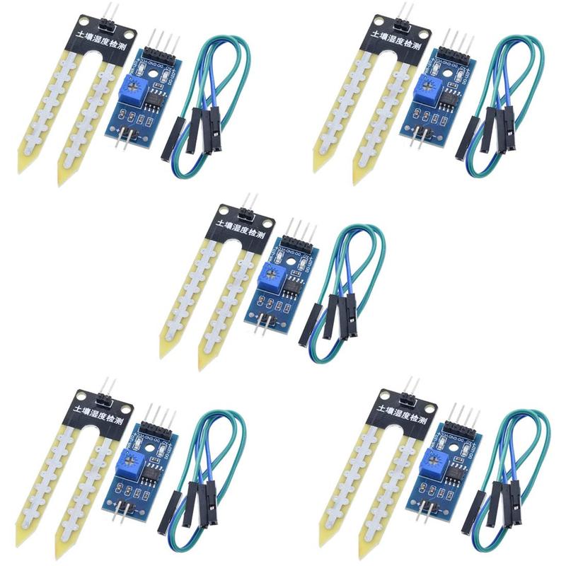 5pcs lm.3v-5v soil moisture detect sensor soil moisture sensor - TikTok ...