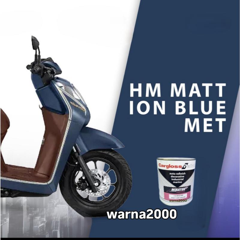 cat cargloss miraton Hm Matt ion blue met ( 200g ) - Shop | Tokopedia