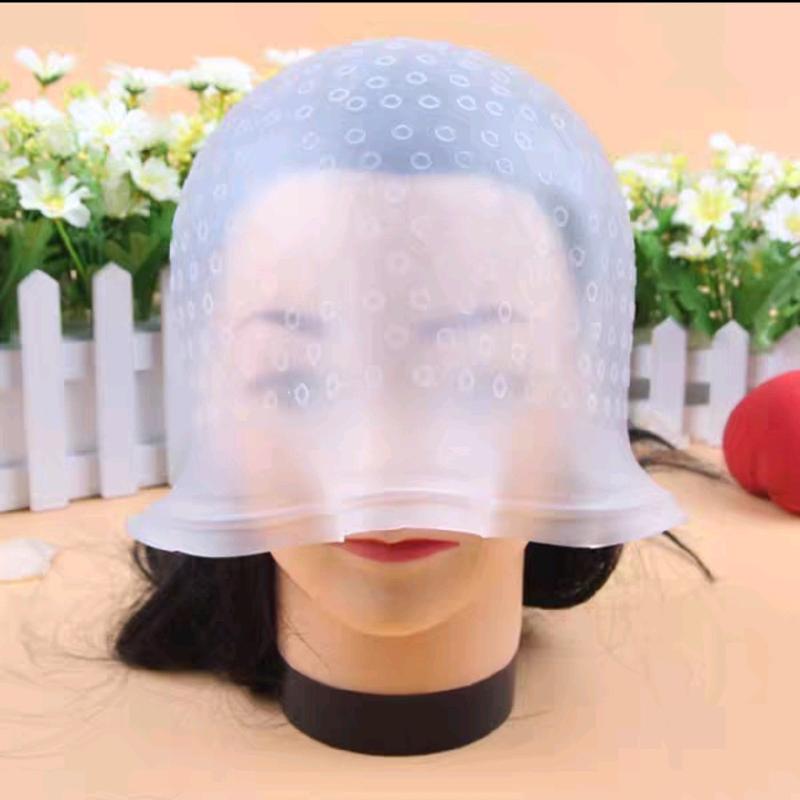 Dye Highlight Cap Color Hair Warna Rambut DIY Highlight kat Rumah ...
