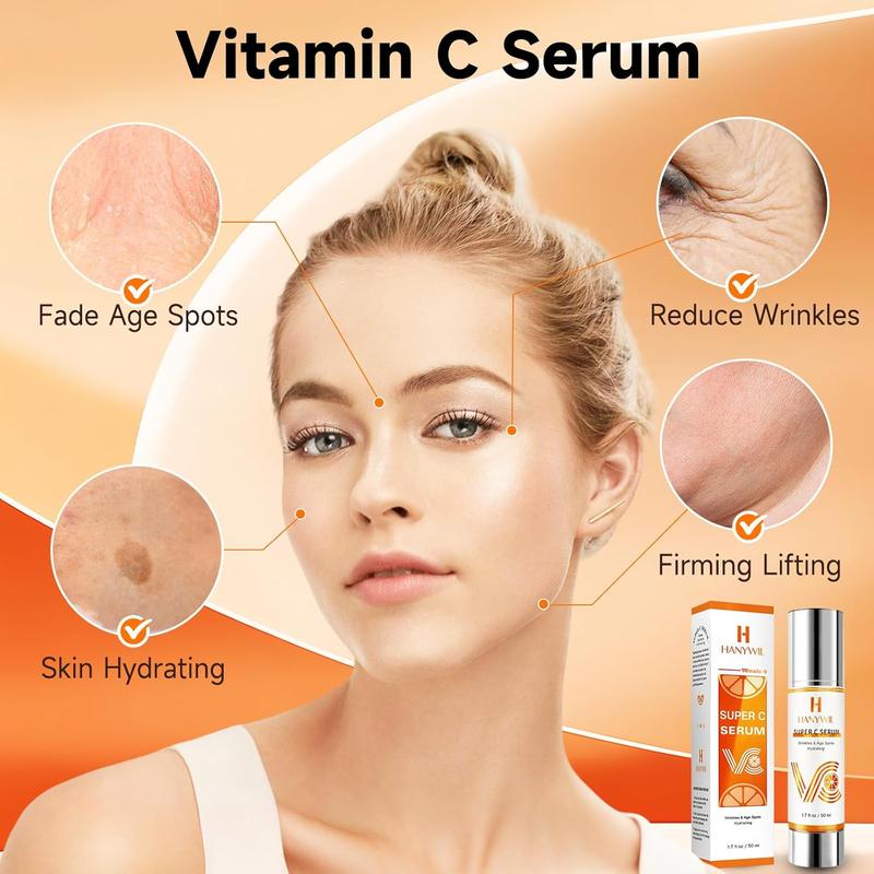 HANYWIL Vitamin C Gold | Anti-Aging Vitamin C Serum for Firming, Lifting & Hydrating Mature Skin ...