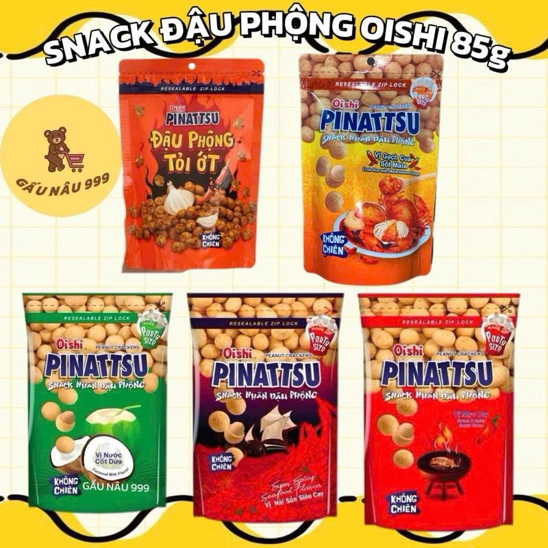 Snack Đậu Phộng Pinattsu Oishi 85g đủ vị đậuphộng bim bim - TikTok Shop ...