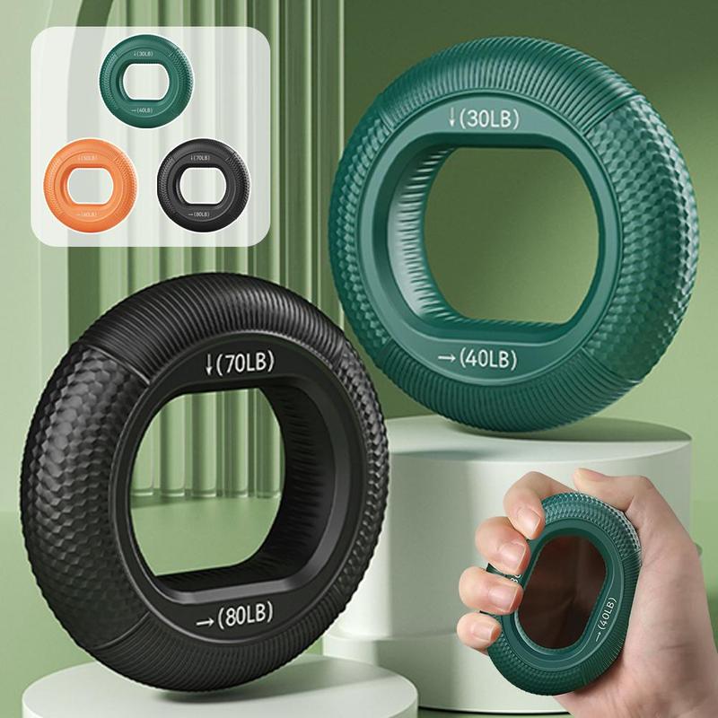 Silicone Grip Ring Squeeze Ball Adjustable Force Hand Trainer - TikTok ...