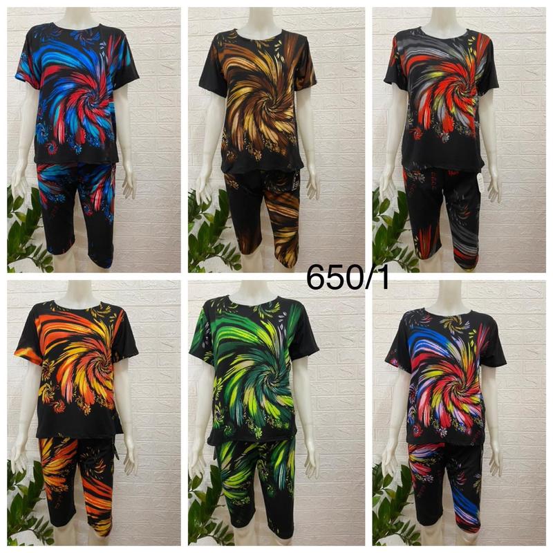 TERNO TOKONG SHORT SLEEVE TIE DYE RAMDON COLOR 650 (FREE SIZE) - TikTok ...