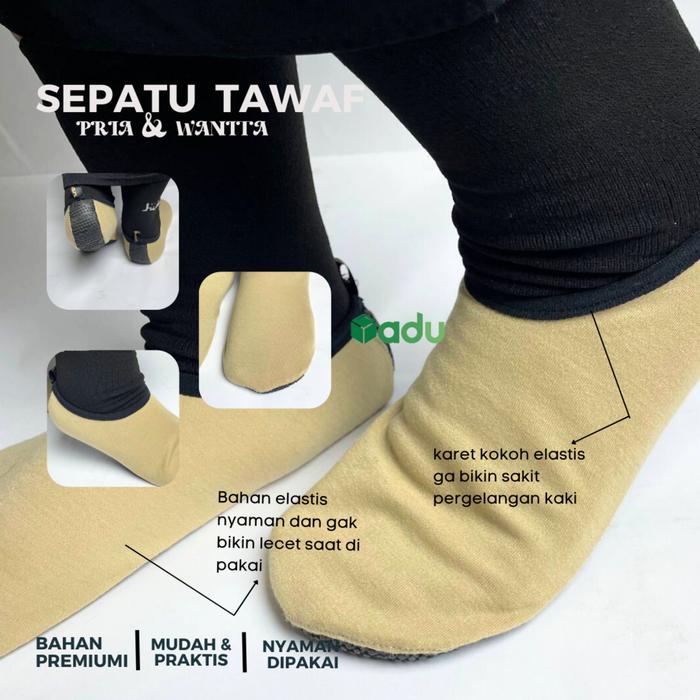 Promo Sepatu thawaf Premium pria dan wanita anti slip Haji dan Umroh ...