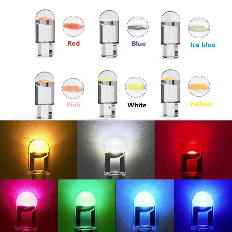 1PCS T10 W5W 194 12V LED BULB AUTO LAMP CAR / MOTORCYCLE INTERIOR ...