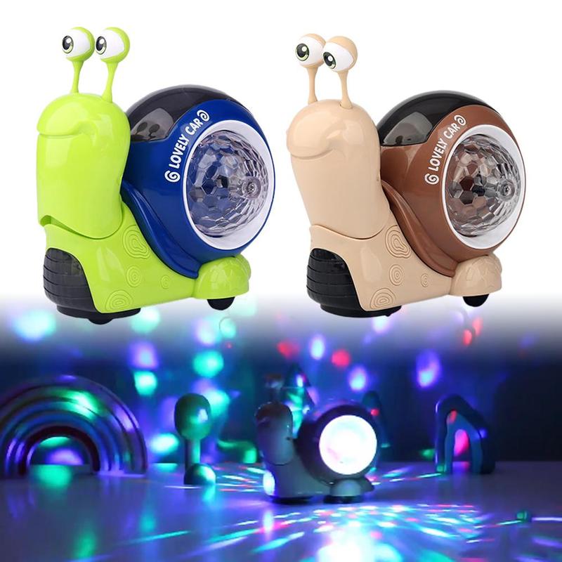 Creative Electric Snail Toy Kids Music Light Education Birthday ...