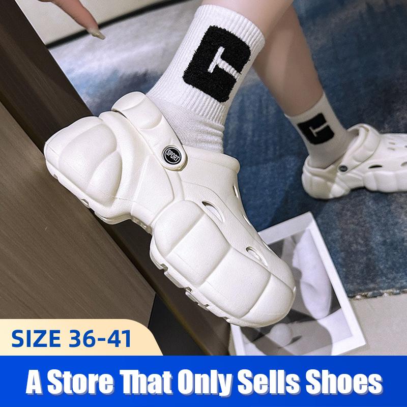 Student Non Slip Breathable Platform Clogs Outdoor Comfort Waterproof ...
