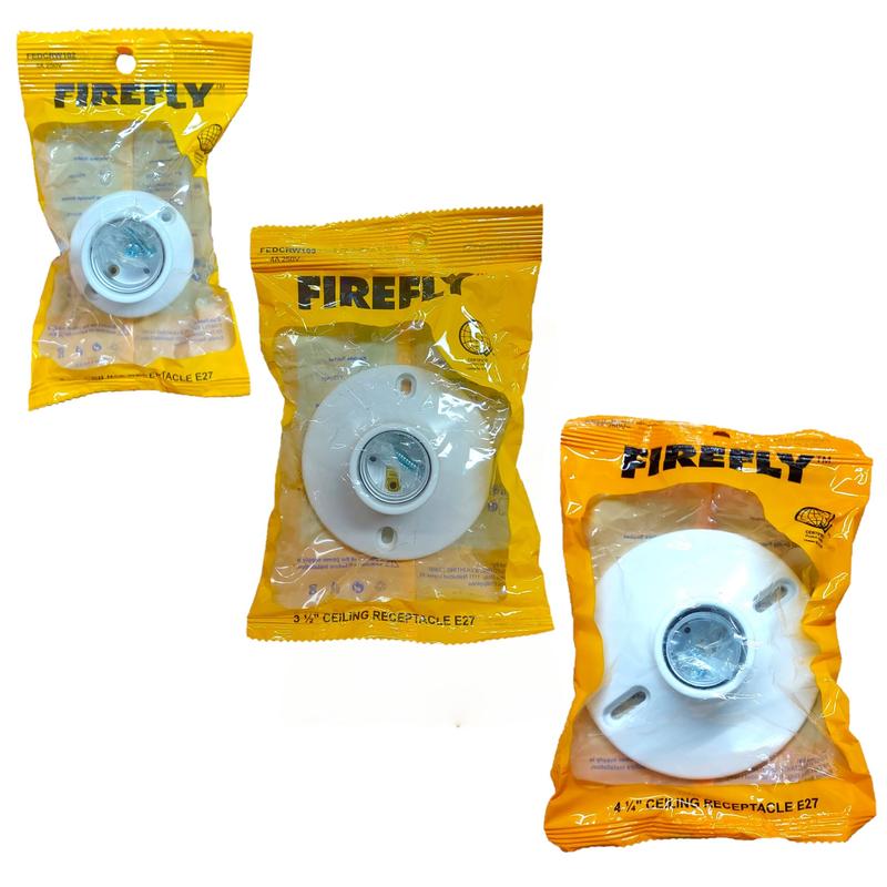 Firefly E27 Ceiling Receptacle for Lights - ( 2 1/4" )/( 3 1/2 ...