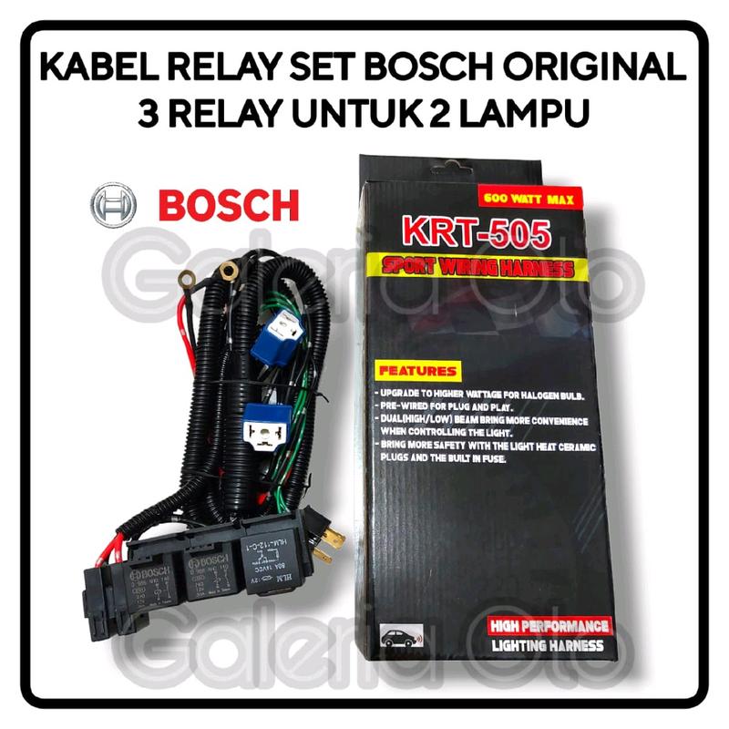 Kabel Relay / 3 Relay BOSCH HLM KOMPLIT ( 100% ORIGINAL / ASLI - Shop ...