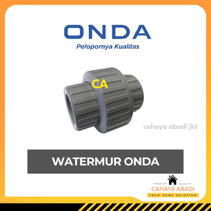 Jual WATER MUR ONDA 1" inch PVC WM Polos / watermoor moor - Jakarta ...