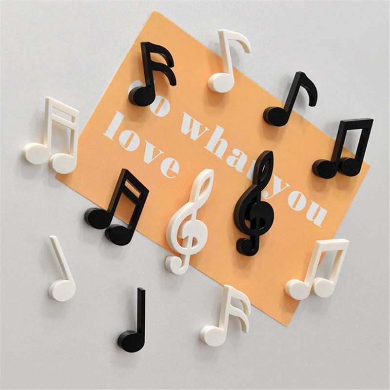 Fridge Magnet Decor Musical Notes Sticker Refrigerator Magnets - TikTok ...