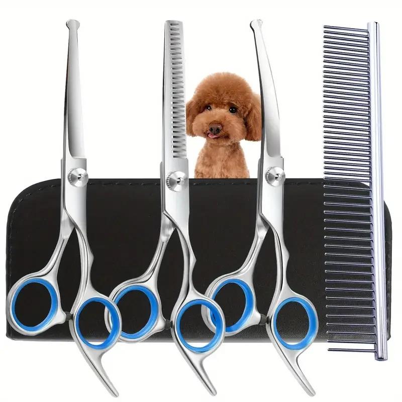 Safe and Precise Professional Pet Grooming Scissors with Round Head ...