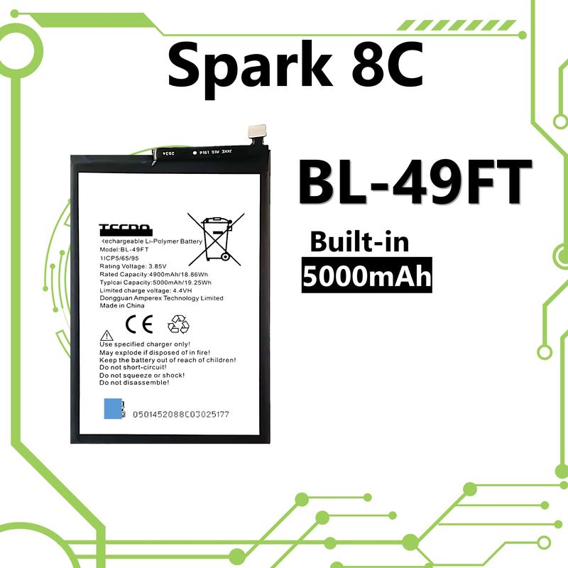 TEC Spark 8C MZ-TECNO BL-49FT KG5K KG5J KG5N - TikTok Shop Philippines