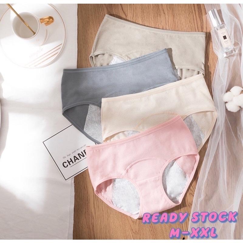M-3XL Cotton Menstrual Period Women Underwear Panties Leak Proof ...
