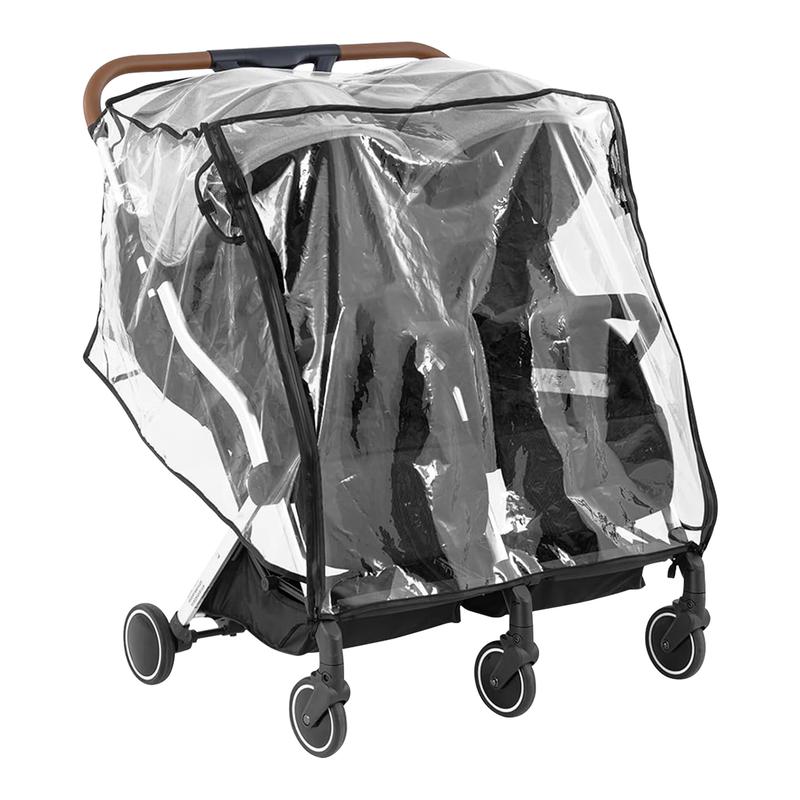 Double Stroller Rain Cover Universal Rain Cover for Side by Side Kids ...