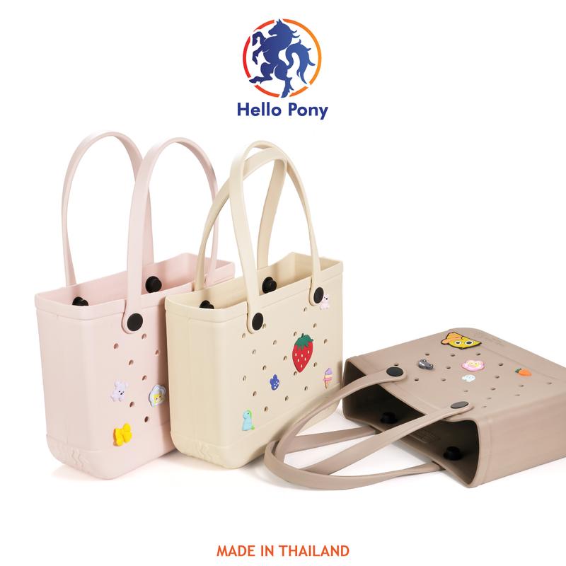 Hello Pony รุ่น BM4001 กระเป๋าสะพายไหล่ EVA สีมินิมอล ใบใหญ่ - TikTok ...