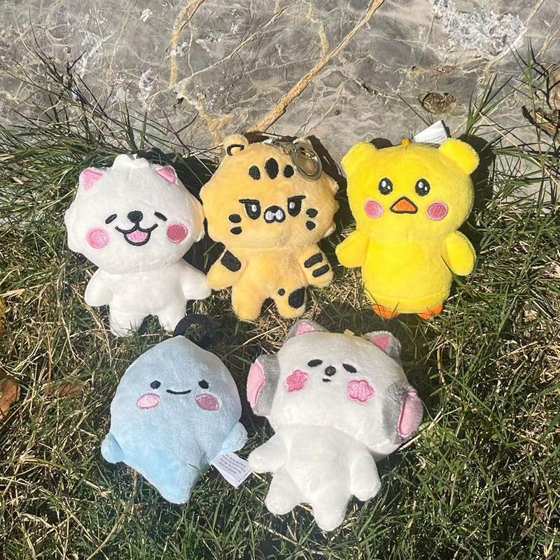 10CM Kpop Chaewon Yunjin Cute Plush Toy Keychains Cartoon Stuffed Doll ...
