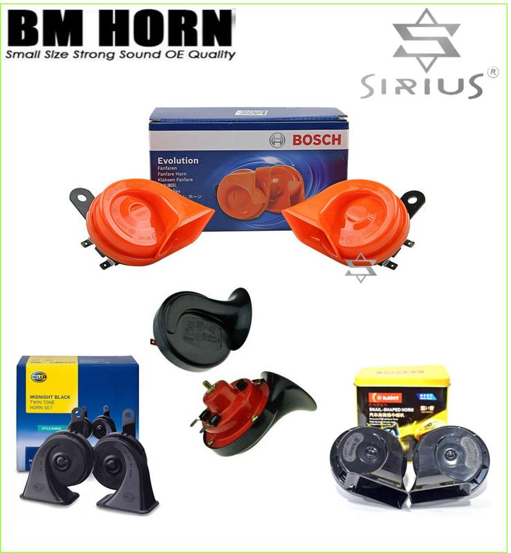 2PC / SET HELLA BOSCH KAIER SEGAR CAR BM HORN MIDNIGHT BLACK - TikTok ...