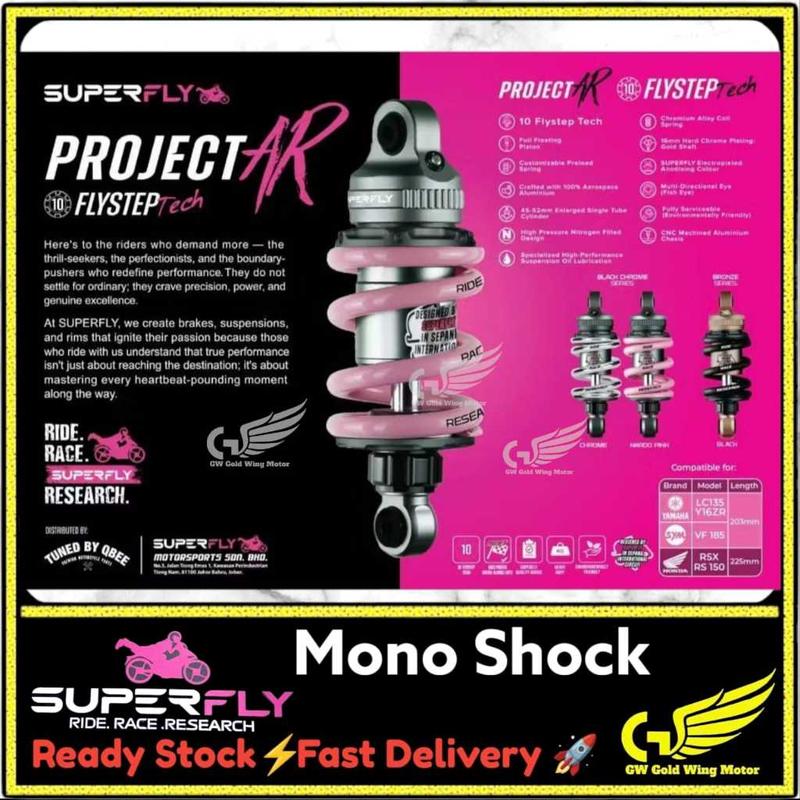 SUPERFLY Mono shock Project A+ AR LC135 V1-V8 LCFI Y15 Y16 RS150 RSX ...