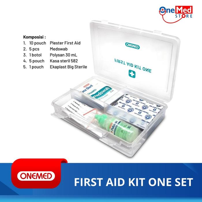 Jual ONEMED First Aid Kit ONE SET | Perlengkapan P3K - Jakarta Pusat ...