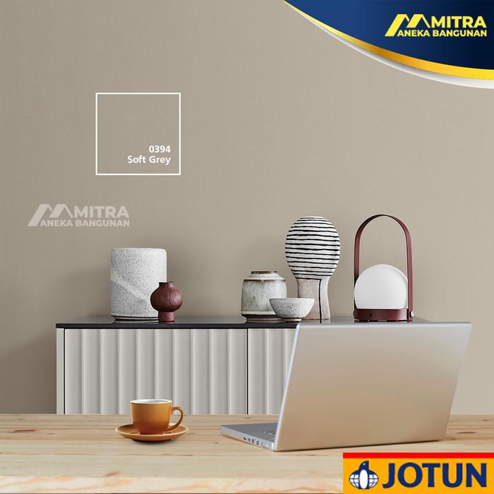 Jual CAT TEMBOK INTERIOR EKSTERIOR JOTUN WARNA SOFT GREY 0394 / ABU ...